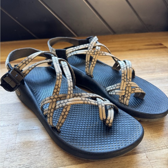 Chaco | Shoes | Chaco Women Sandals In Gray And Tan | Poshmark